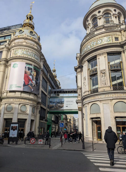 Visite historique du grand magasin Printemps Haussmann à Paris