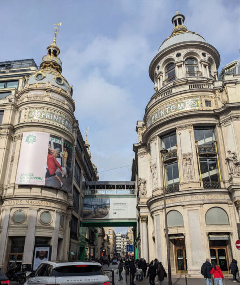 Visite historique du grand magasin Printemps Haussmann à Paris