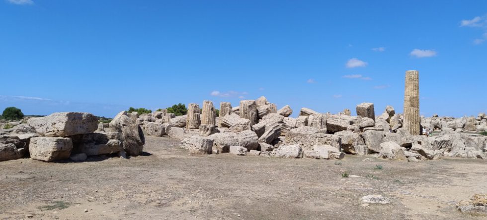 Visite du parc archéologique de Sélinonte (Selinunte en Sicile)