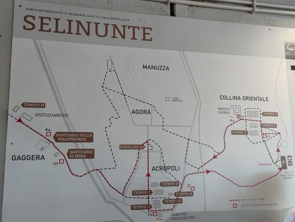 Visite du parc archéologique de Sélinonte (Selinunte en Sicile)